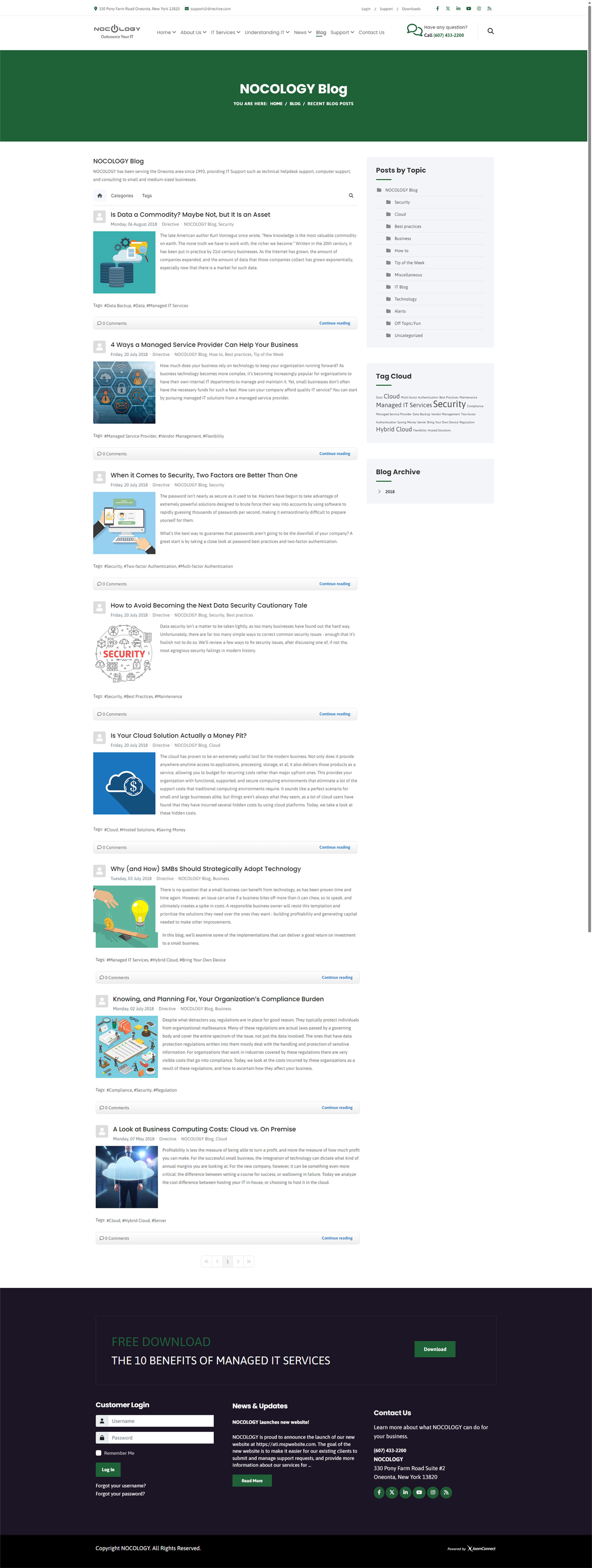 Website Design Template Update