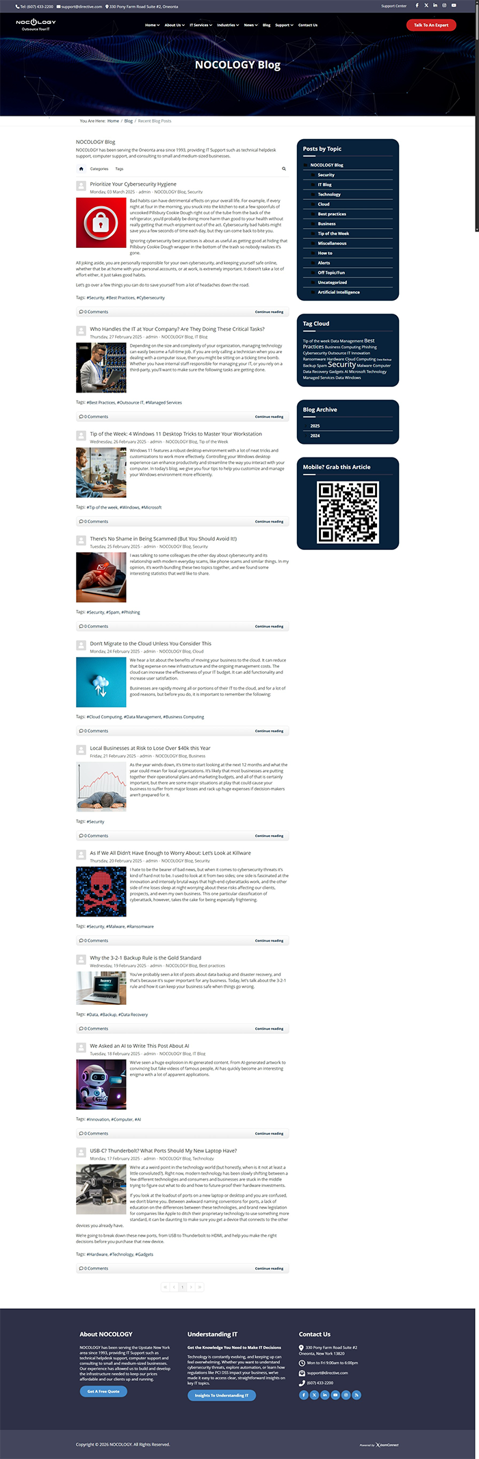Website Design Template Update